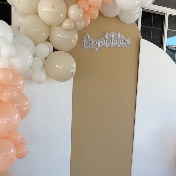 Congratulations Neon Sign, Custom Grad Party LED Neon Light Congrats ...