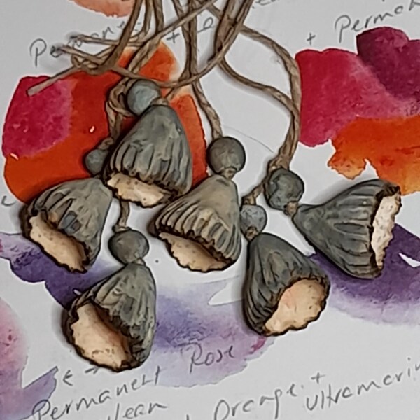 Antique Victorian Vulcanite Carved Chain Link Panel Black Bead Mourning ...