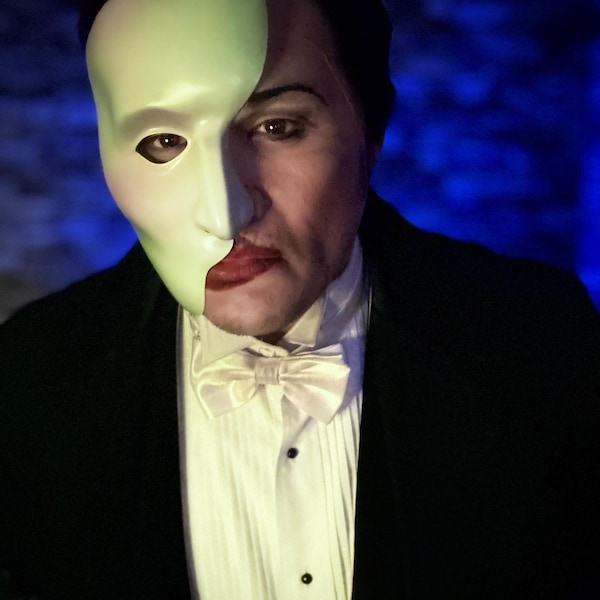 Phantom of the Opera Mask (25th Anniversary Ramin Karimloo) - Etsy