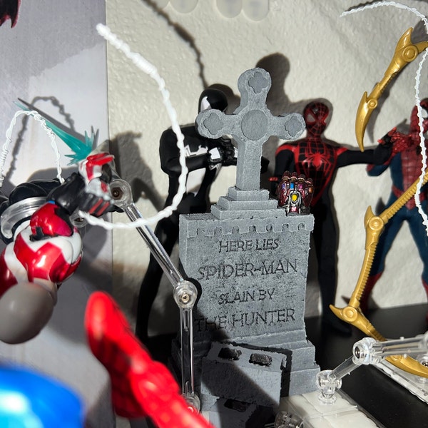 1:12 Scale Poseable Venom Webbing Effect / Hand Made Action Figure ...