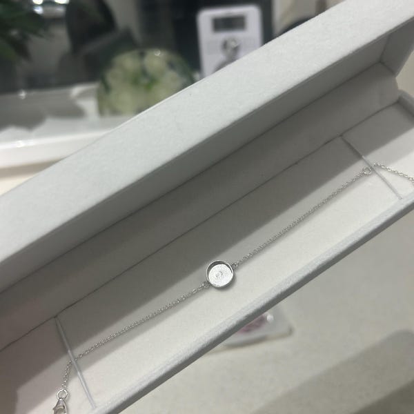 925 Sterling Solid Silver, Infinity Blank Channel Ring Setting, Good ...
