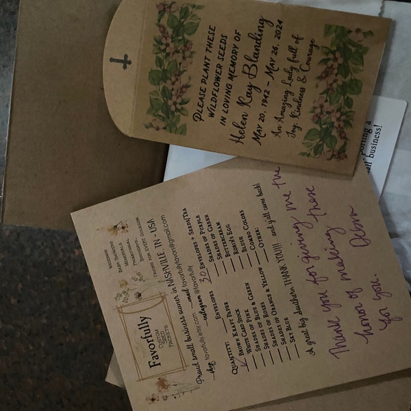 Christian Baby Shower Seed Packet Favor, Faith Plants the Seed, Custom ...