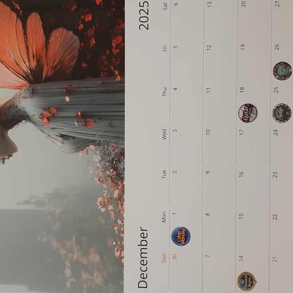 2026 Fairy Wall Calendar by Kaleidoscope Artisan – Magical Fantasy Art ...