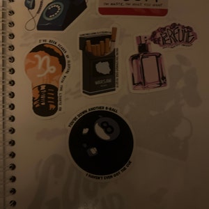 The 1975 NOACF Inspired Vinyl Cut Glossy MINI Sticker Pack - Etsy