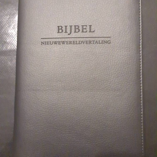 JW Leather Bible Cover New World Translation. Can Be Personalised ...