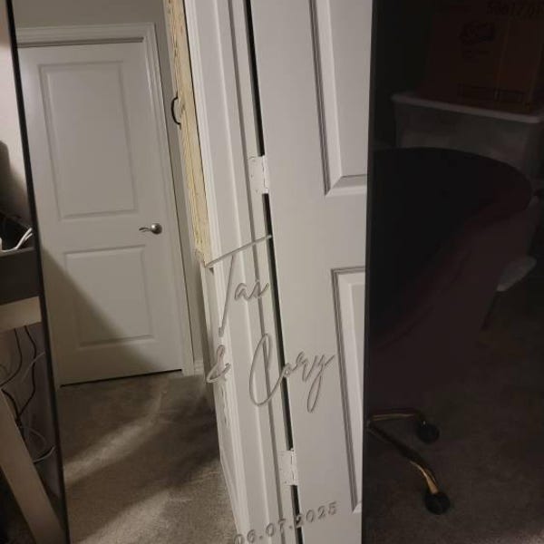 Custom Wedding Mirror Decal, Shower, Parties, Events, Personalized ...