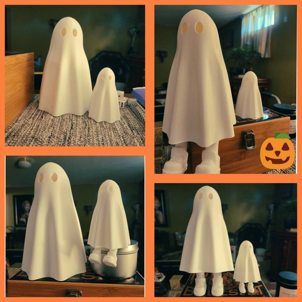 Cute Halloween Ghost With Feet 3D Printed Ghost Decoration as Seen on ...