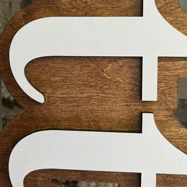 Large Wood Name Sign, Nursery Name Sign, Boho Nursery Sign , Above Crib ...