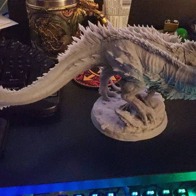 Cerberus Rex Miniature T Rex Dinosaur DND Pathfinder Tabletop RPG - Etsy