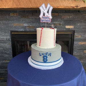 NY Mets Birthday Cake Topper/ny Mets Birthday Party/citi Field - Etsy