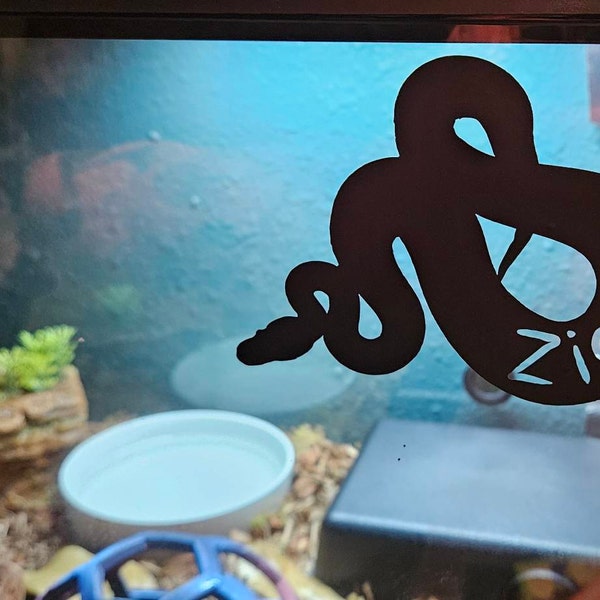 Customizable Name Ball Python Snake Vinyl Decal (READ DESCRIPTION) - Etsy