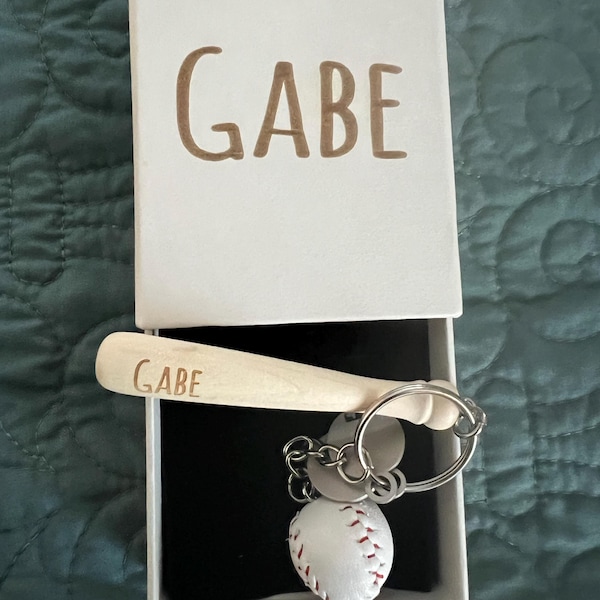 Personalized Baseball Keychains,baseball Gifts, Team Player Gifts,customized Mini Baseball Set ...