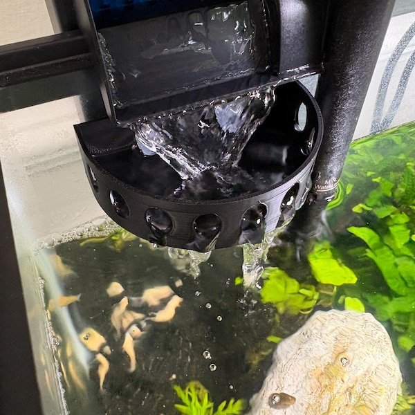 Universal Aquarium Filter Baffle for ALL HOB Filter Systems. Slow Down ...