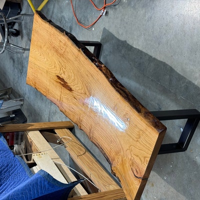 Powder Coated Metal Table Legs U Style Set of Two - Etsy