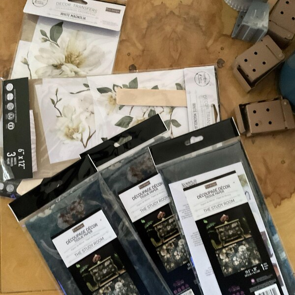 BLOSSOM FLIGHT Furniture Transfers Redesign With Prima Transfers Rub on ...