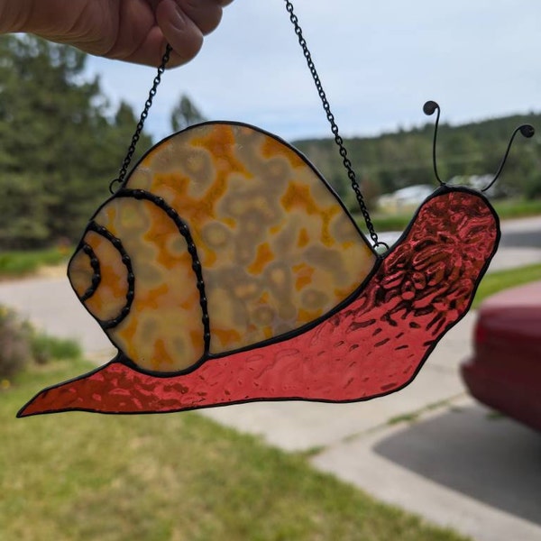 Stained Glass Snail Digital PDF Pattern Outline - Etsy
