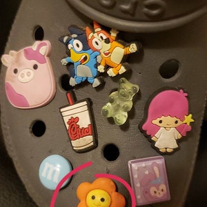 Kawaii Croc Charms Moon Shoe Charms Sun Shoe Clips Rainbow Croc Charm ...