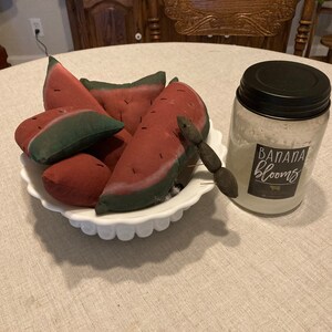 Farmhouse Primitive Watermelon Slices and Chunks - Etsy