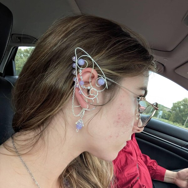 Pair of Gold Faery/fairy Elf Ear Cuffs Fantasy Cosplay Halloween ...