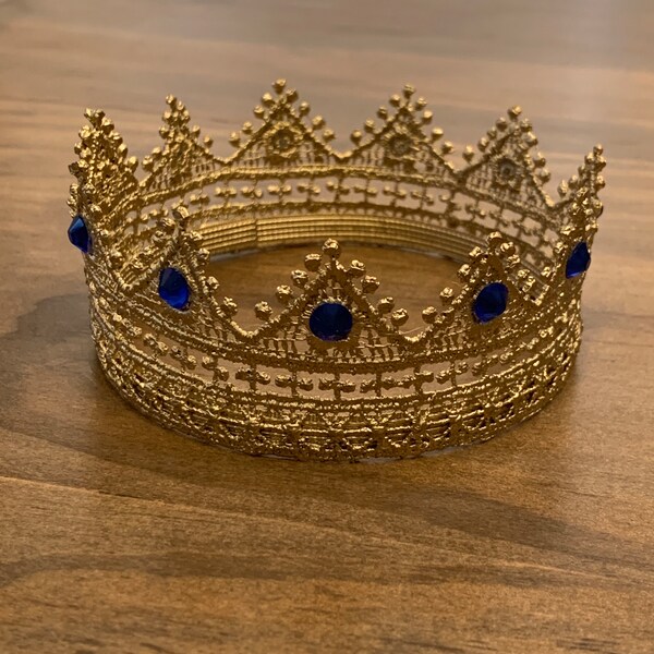 GOLD Mini Crown,prime Baby Crowncake Topper,baby Boy Crown,photography ...