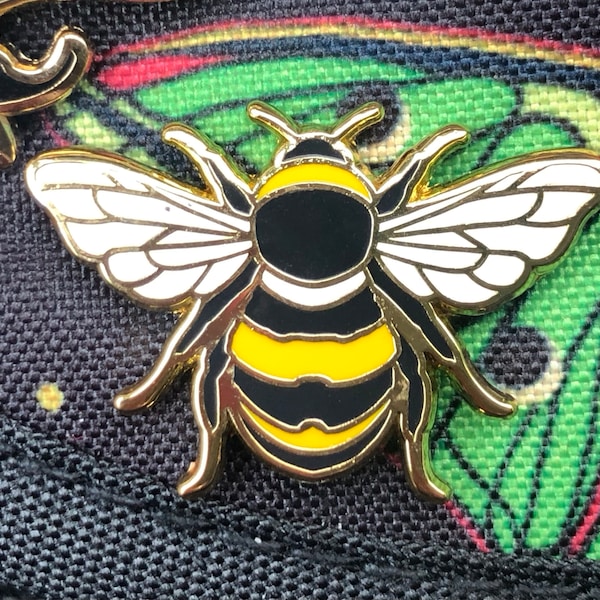 Bumblebee Hard Enamel Pin – Yellow Honey Bee Lapel Accessory - Etsy