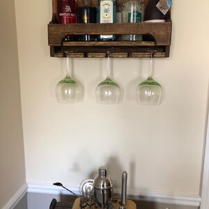 75cm Wine or Spirit Shelf to Match Home Bars Curved Front - Etsy UK