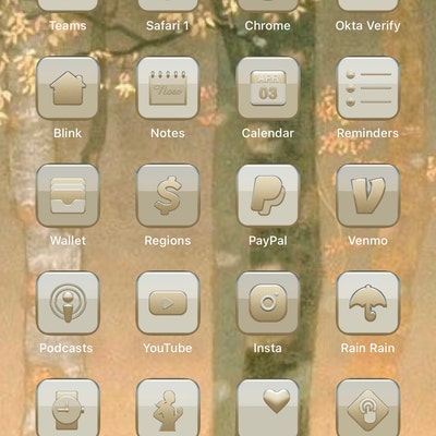 AMETAL Theme App Icon Set Custom Icons for iPhone and Android - Etsy