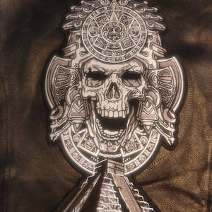 PYRAMID SKULL Skull Large Back Patch Iron-on Custom - Etsy
