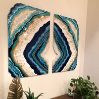 Custom Geode Mural - Etsy