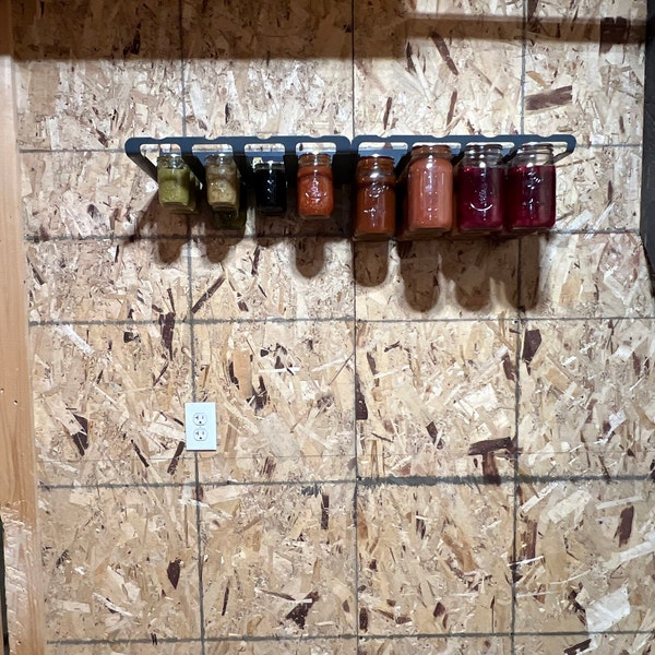 Mason Jar/ Canning Jar Storage Rack - Etsy