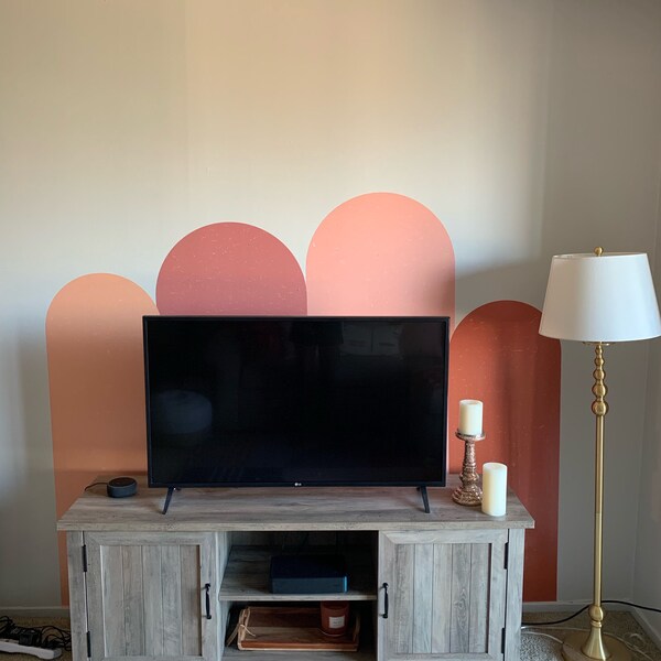 Large Arch Set | Minimalistic Home Decor | Abstract Wall Decal | Boho ...