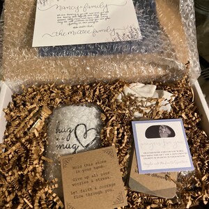 Prayer Card Pack & Comfort Stone Bundle Prayers Motivation - Etsy