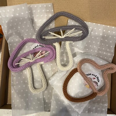 Knitted Wire Mushroom, Woodland Nursery Decor, Nature Wall Art, Kids ...