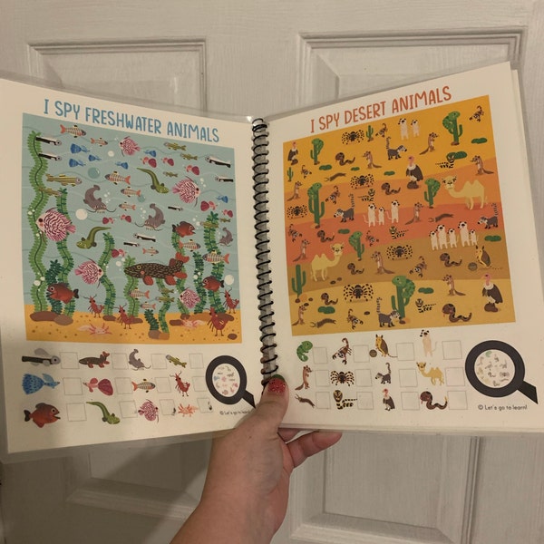 I Spy Animals, 10 Seek and Find Games, Counting Activity, Toddler ...
