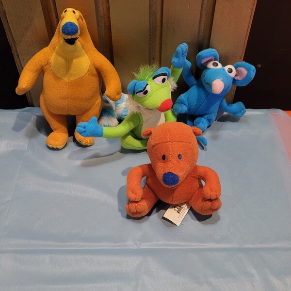 Bear in the Big Blue House TREELO Christmas Wreath Stuffed Animal Lemur ...