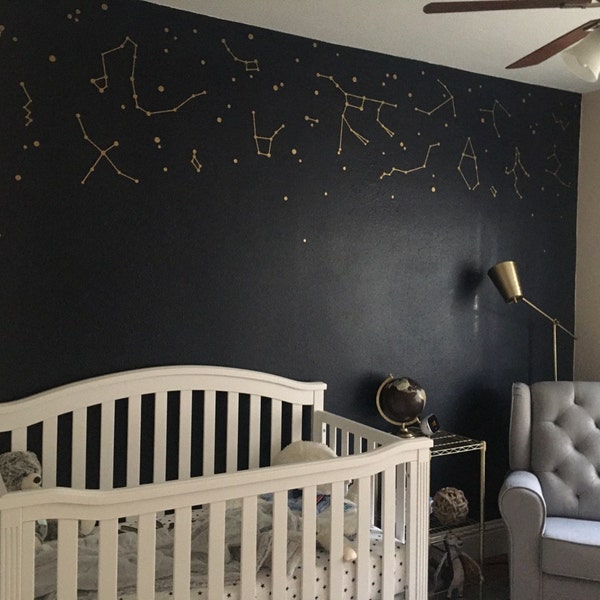 Constellation Wall Decals - Constellation Wall Decor, Zodiac Gift, Star ...