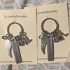 Baby Angel Keychain Set, Mommy's Keychain, Daddy's Keychain, Father's ...