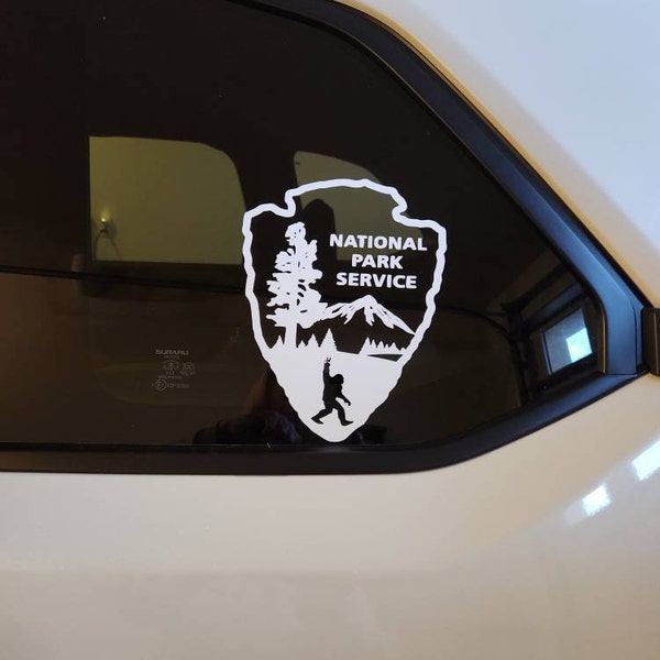 National Park Service Decal, Personalized National Park Vinyl ...