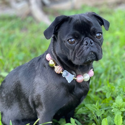 Retro Pug Specialty Pug Bead Necklace - Etsy