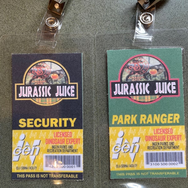 Jurassic Park Jurassic World Badges Visitors Badges Vip Visitors Badges
