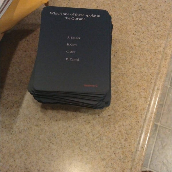 Islamic Trivia Cards – Fun Educational Game for Muslims - Islamic ...