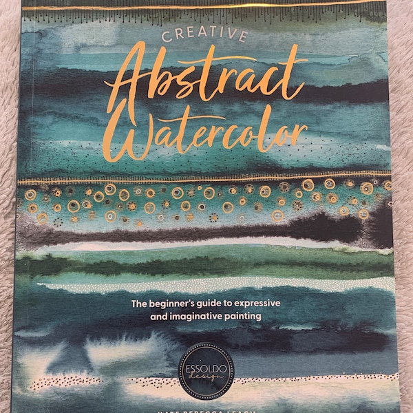 Creative Abstract Watercolor Book - Signed Copy - Etsy