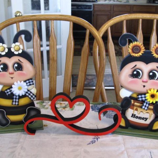 Ladybug Decoration, Farmhouse Summer Decor, Tiered Tray Decor, Wood ...