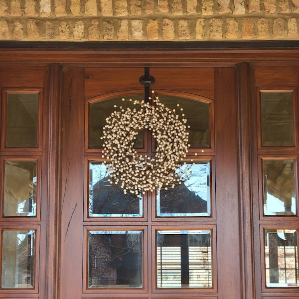 Cream White Berry Wreath | Year Round Wreath | Everyday Wreath ...