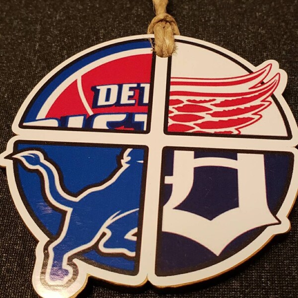 4 Teams Detroit Sports DECAL ONLY - Etsy