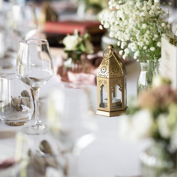 Oriental Lantern Anida Gold Height 30 Cm Boho Lantern Standing ...