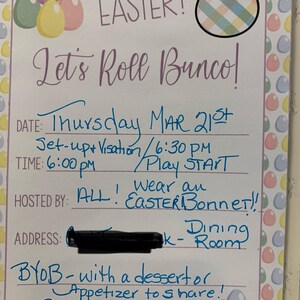 Bunco Banner for Valentine's Day Valentine's Day Bunco Printable Bunco ...