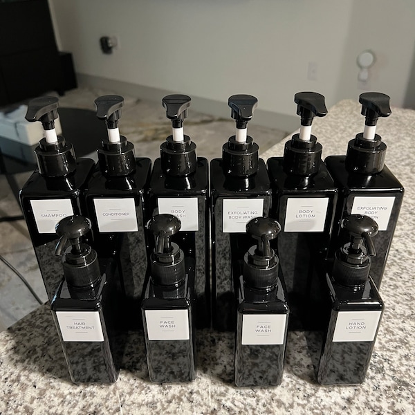 Minimalist Modern Kitchen, Bath, and Utility Labels • Waterproof and ...