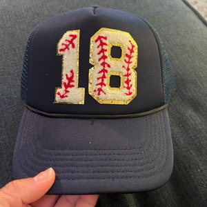 Custom Baseball Hat | Baseball Hat | Number Baseball Hat | Baseball Mom ...