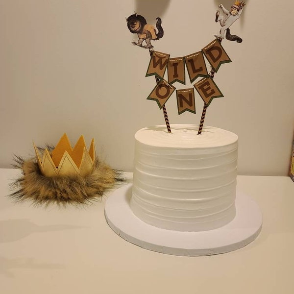 Where the Wild Things Are Cake Topper, Wild One Cake Topper , Wild One ...